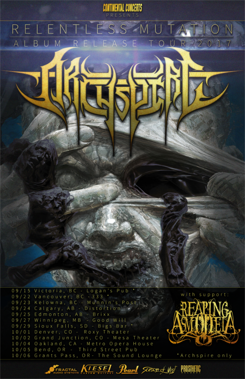 ARCHSPIRE - Relentless Mutation - September 12, 2017 | Season of Mist