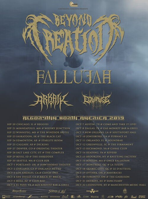 BEYOND CREATION - Algorythm - September 24, 2019 | Season of Mist