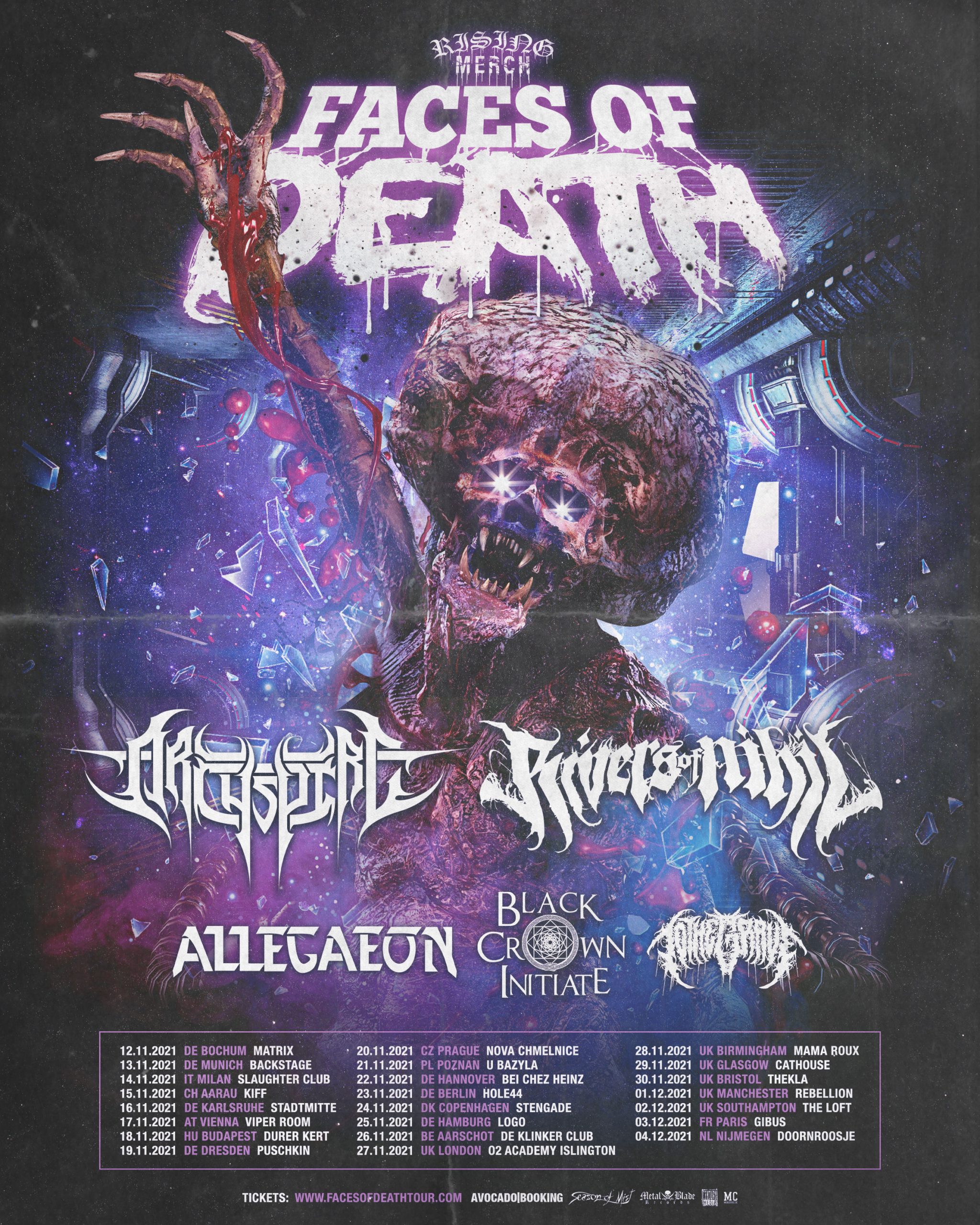 Archspire announce new EU tour | Season of Mist