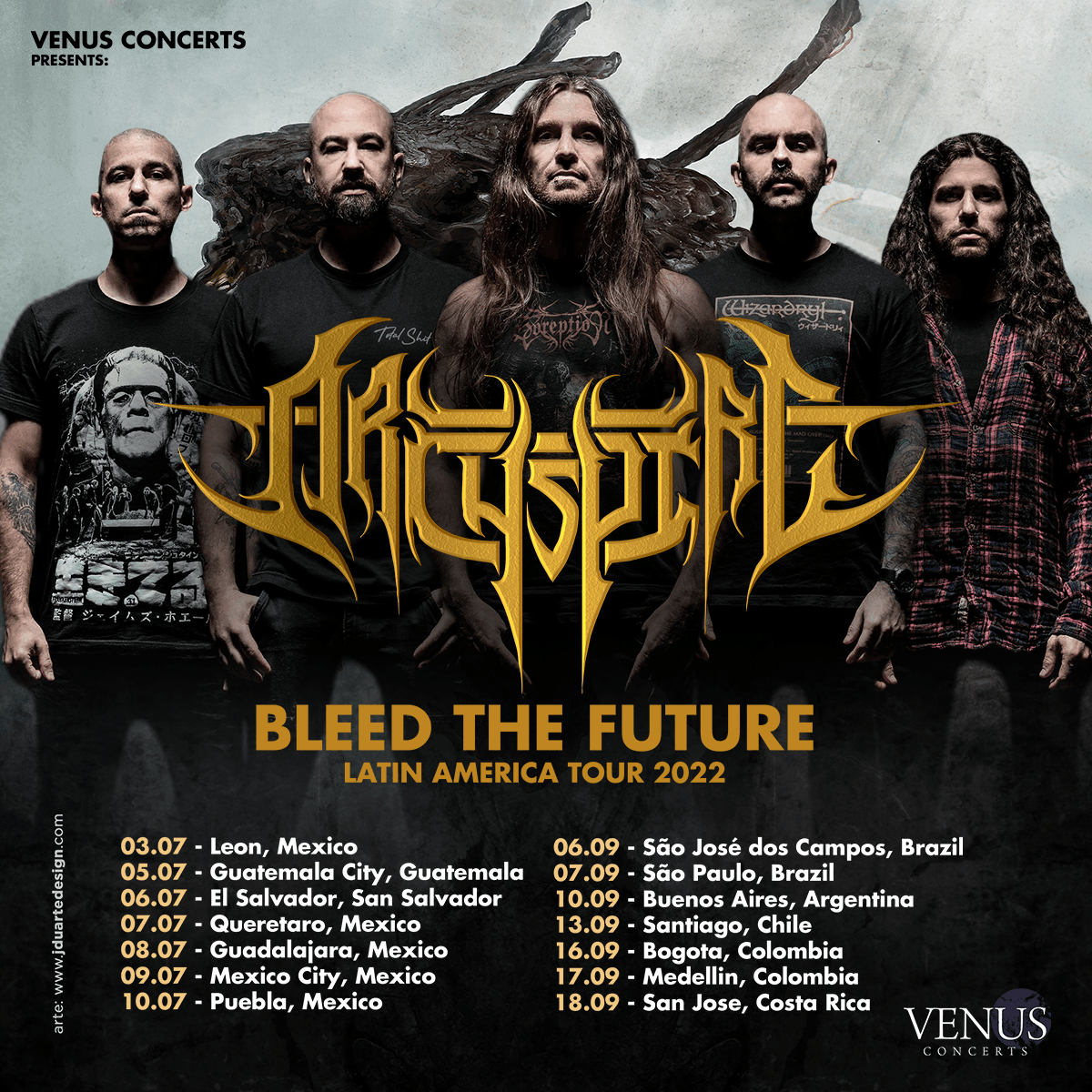 ARCHSPIRE Announces First Ever Latin American Tour | Season of Mist