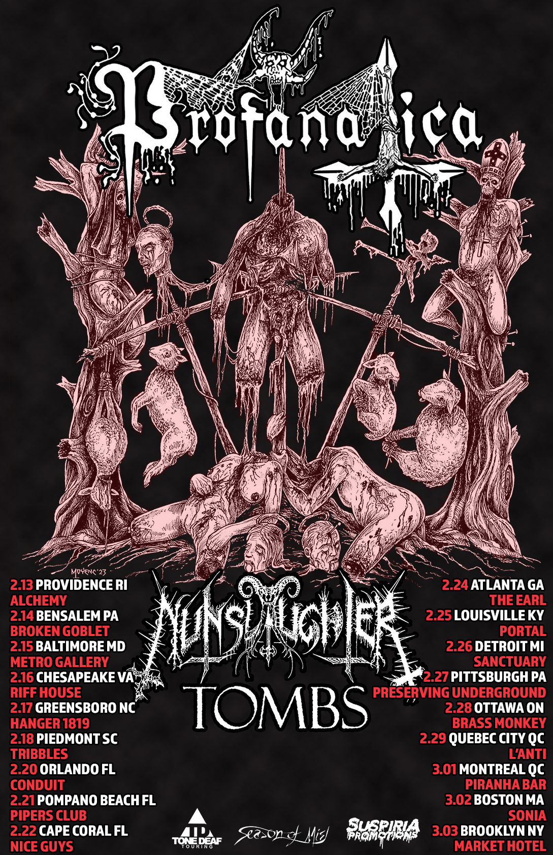 Profanatica Announce 2024 Tour | Season of Mist